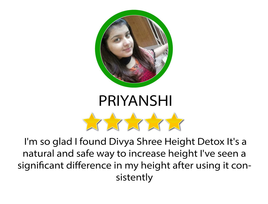 Divya Shree Height Detox| Natural Height Growth Supplement – Kaya Shree